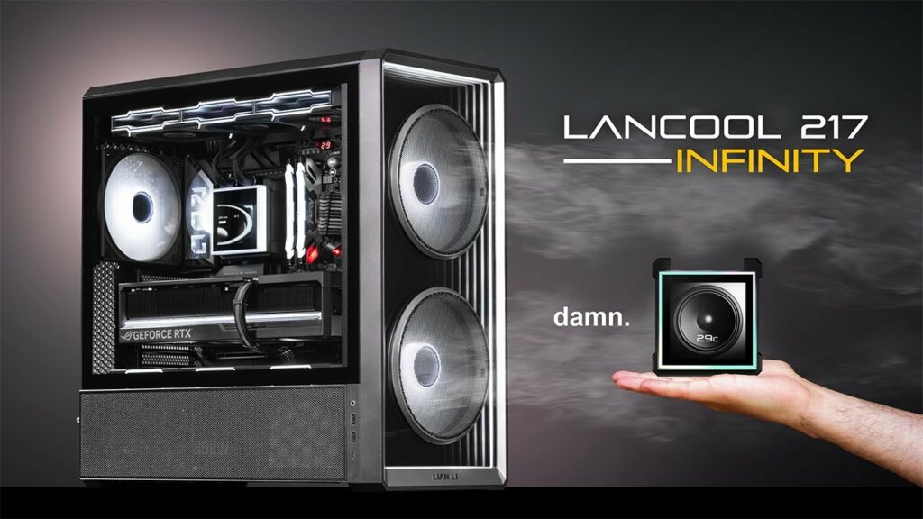 This Futuristic Airflow PC Case is Unique... | Lian Li Lancool 217 Infinity PC Build - ticketfan ...